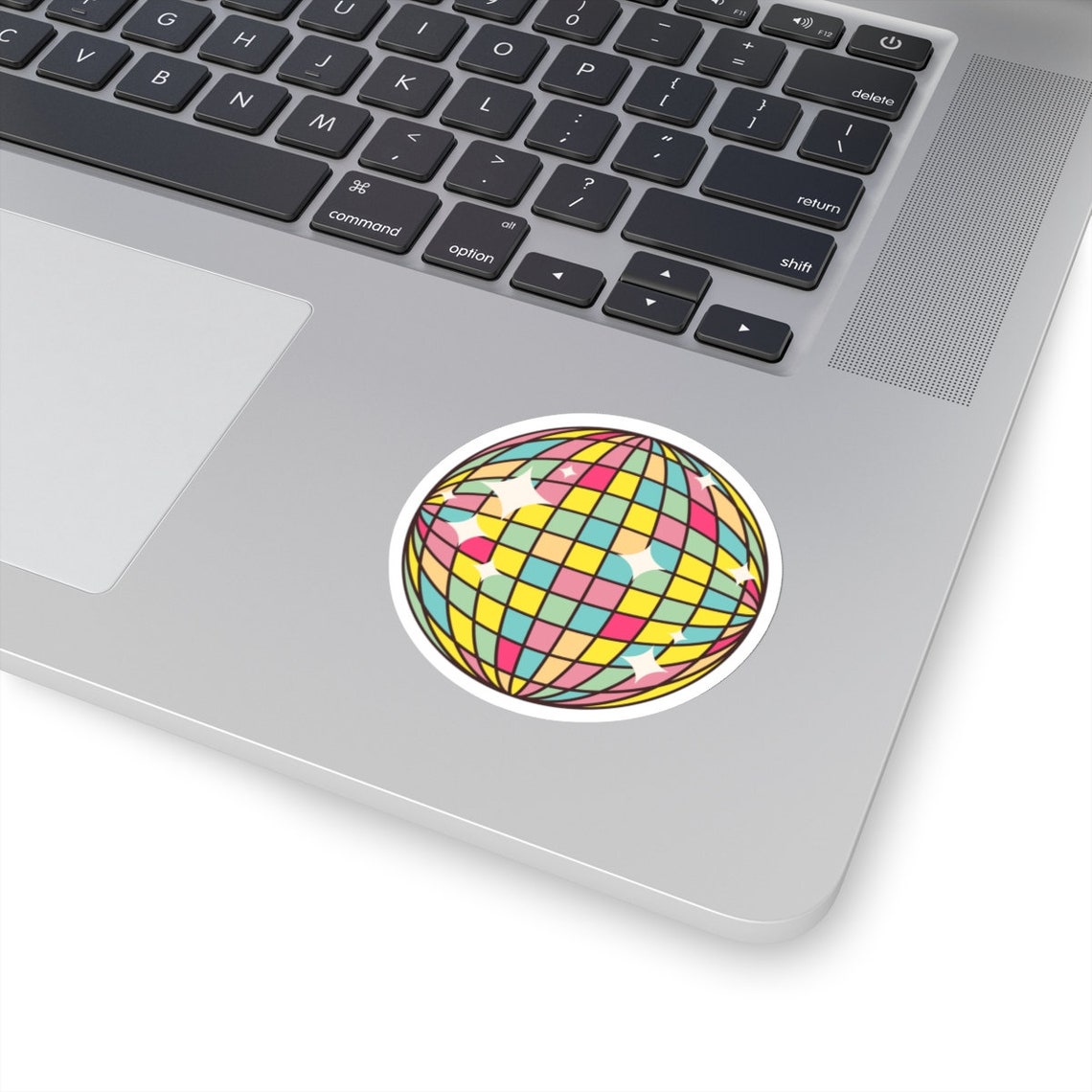 Rainbow Disco Ball, Party Sticker, Disco Sticker, Dance, Party Decal ...