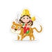 Durga Ma Sticker, Hindu Journal Sticker, Transparent, Hindu Deity ...