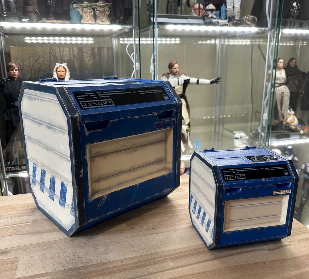 Large and 1/6 Scale Loot Crate Storage Box - Etsy