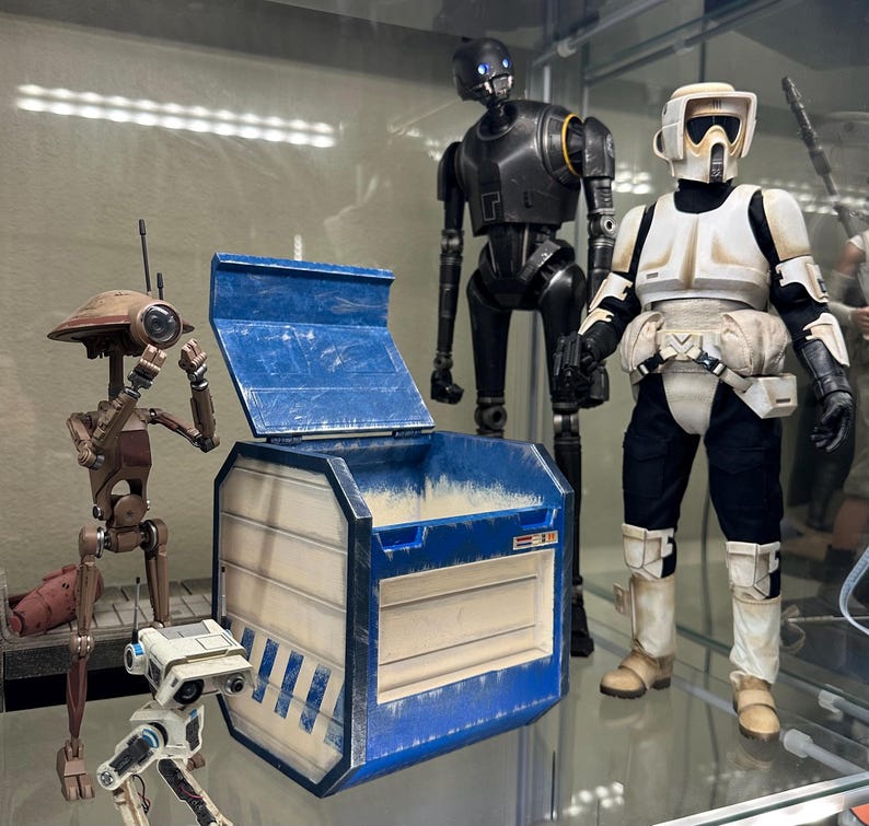 Large and 1/6 Scale Loot Crate - Raw Parts Kit - Etsy