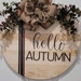 Hello Autumn Door Hanger | Front Door Decor | Door Hanger | Fall Wreath ...