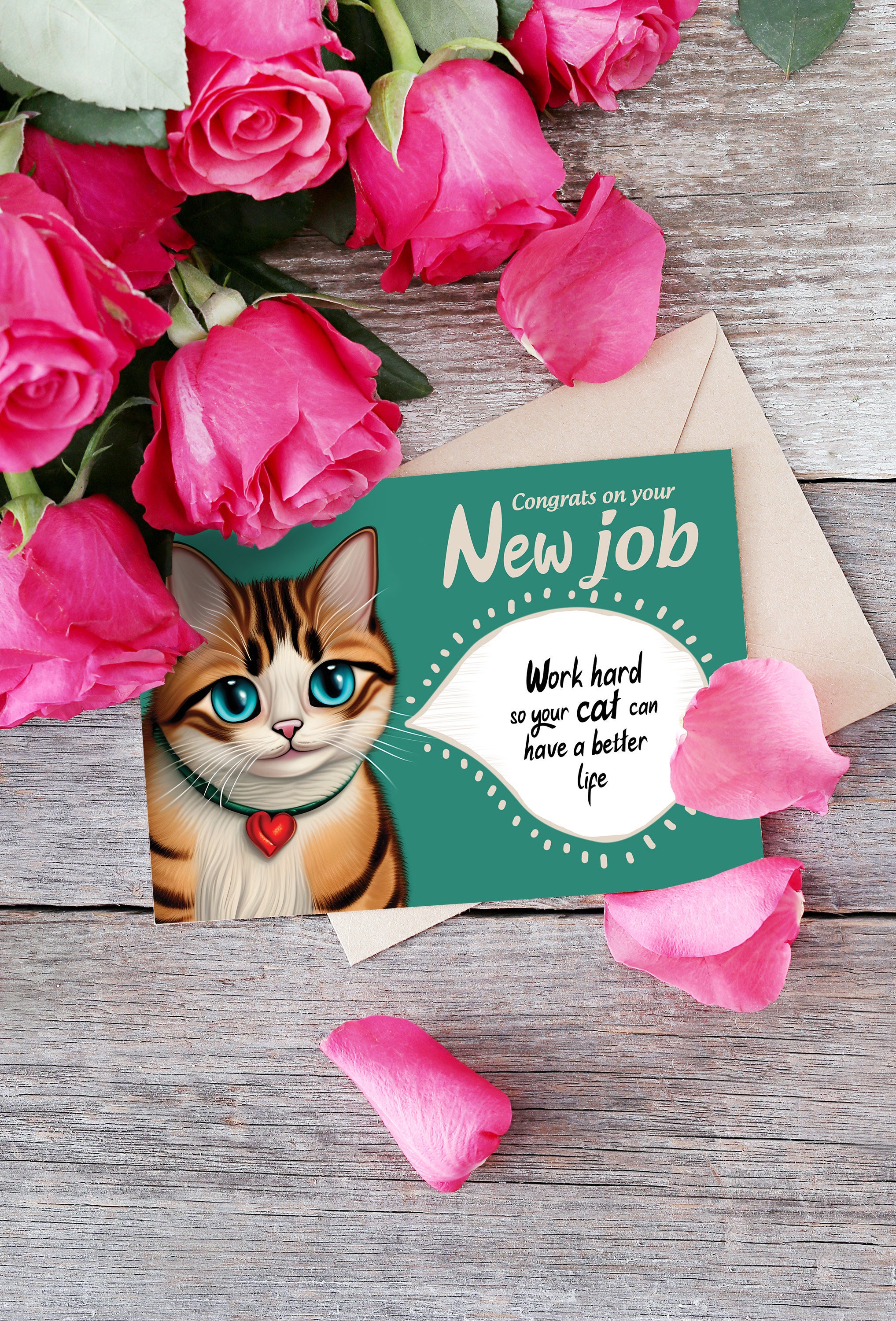 Congratulations New Job Cat