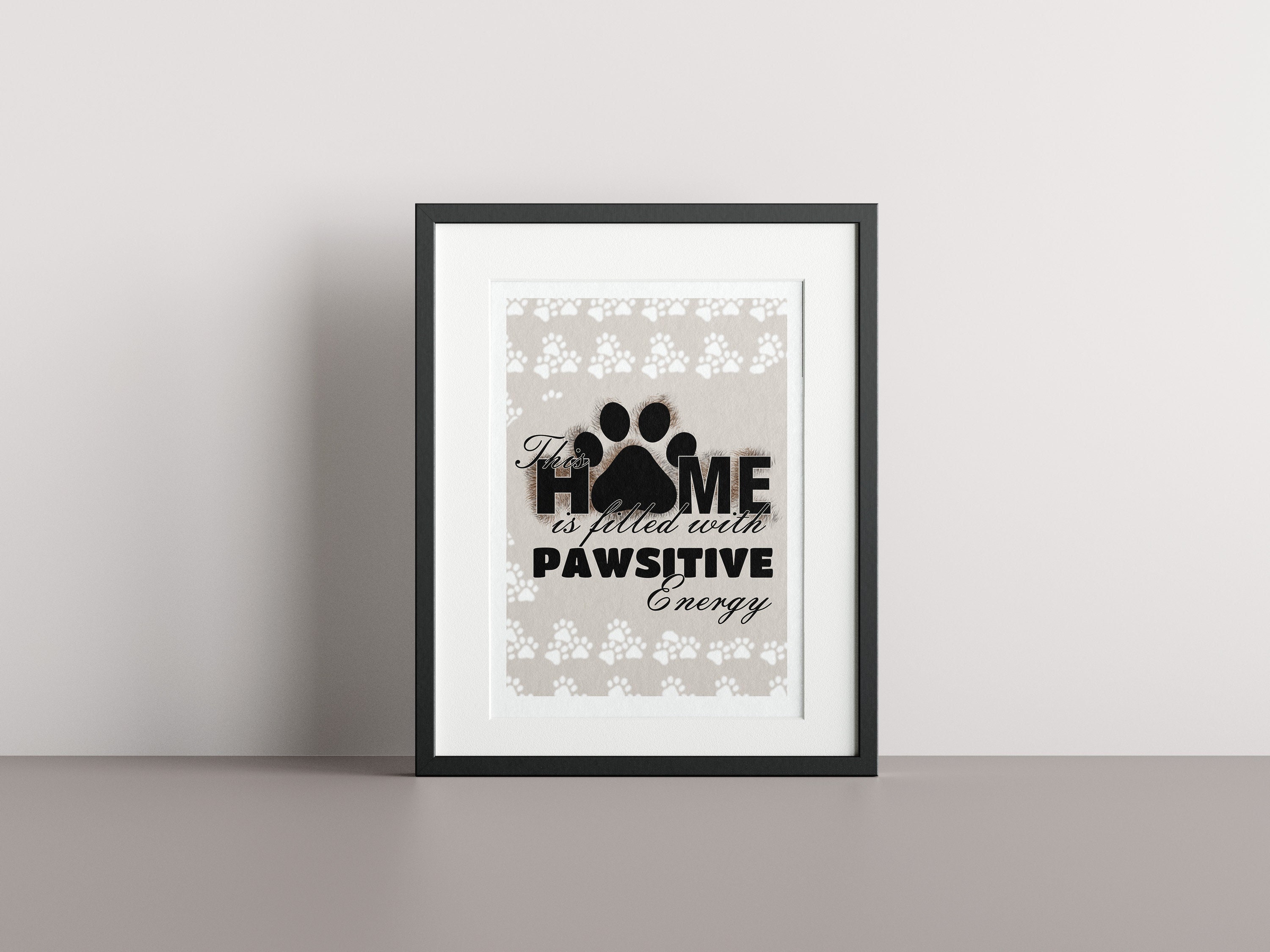 Entryway Wall Decor for Cat Dog Lover With Quote This Home is Filled ...
