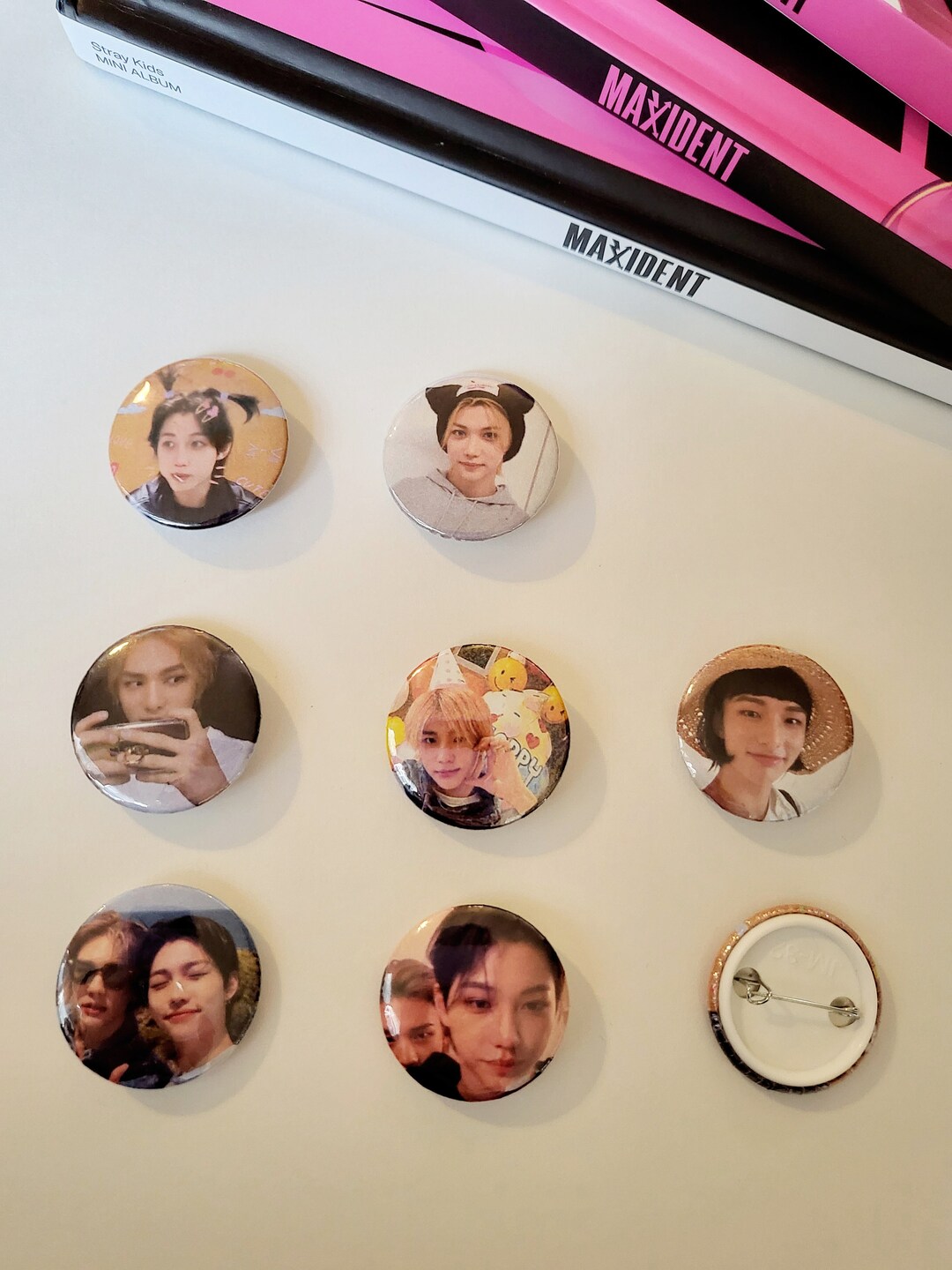 Stray Kids Felix Hyunjin Hyunlix Buttons - Etsy
