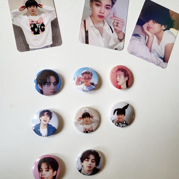 Bts Buttons - Etsy