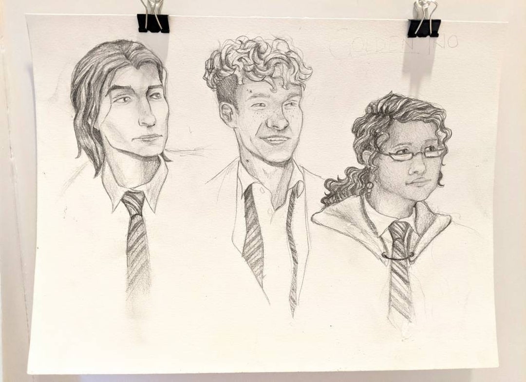 Simon Snow Graphite Character Drawing Baz Pitch Penelope - Etsy