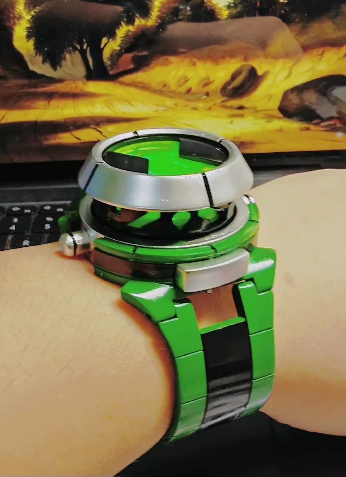 UPGRADE Ben 10 Swarm Omnitrix Watches Real Ben10, Bounce, Spin, Snap ...