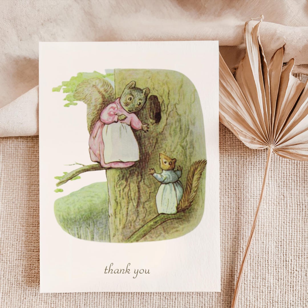 Beatrix Potter Cards Digital Download - Etsy