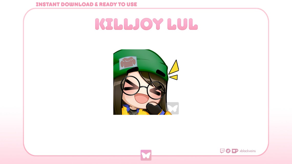 Killjoy Valorant LUL / Laugh Emote for Twitch and Discord - Etsy