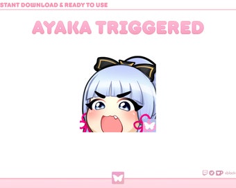 Ayaka Ayaya Emote - Etsy