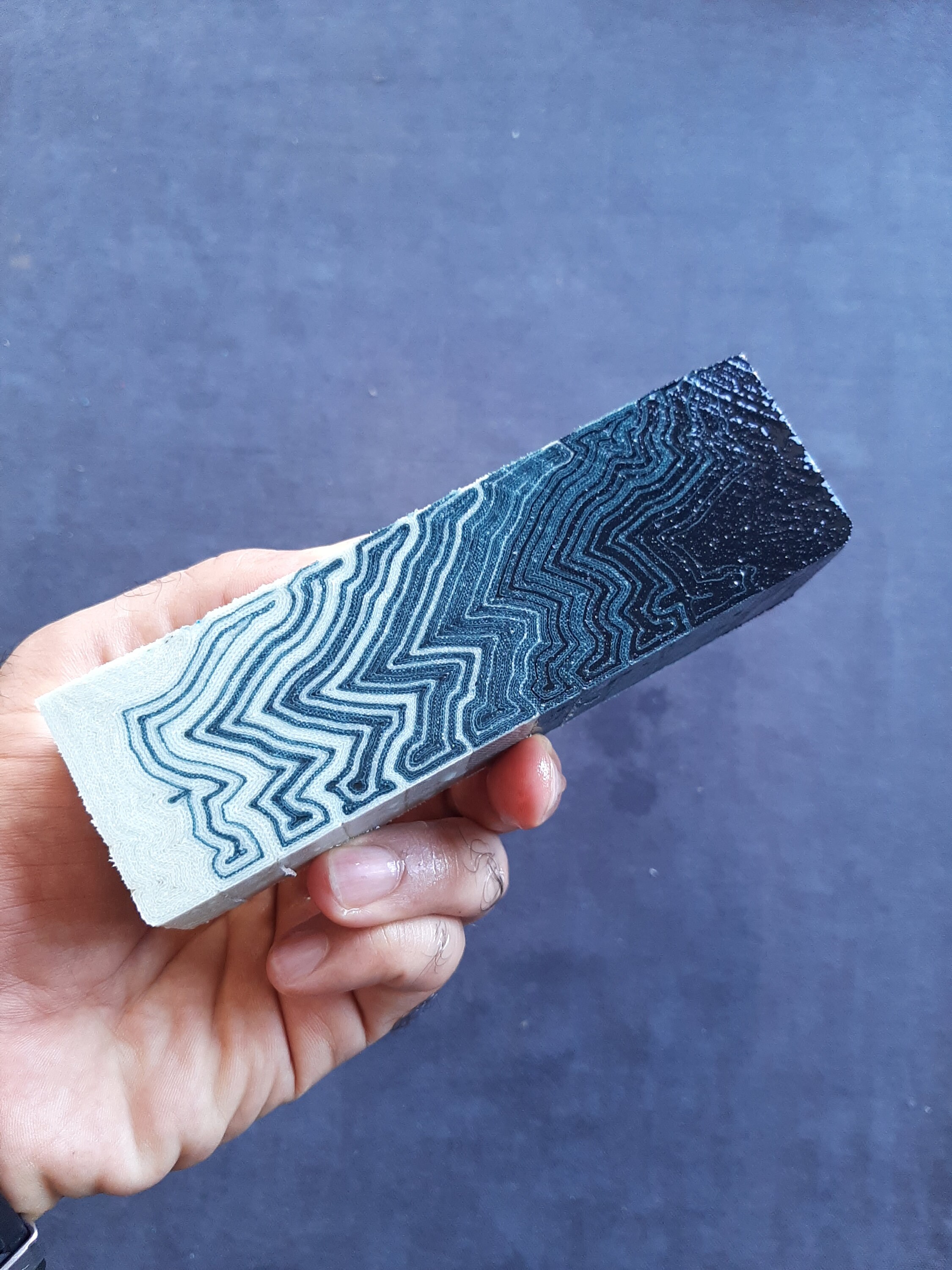 Canvas Micarta Knife Block Knife Handle Paracord Beads - Etsy