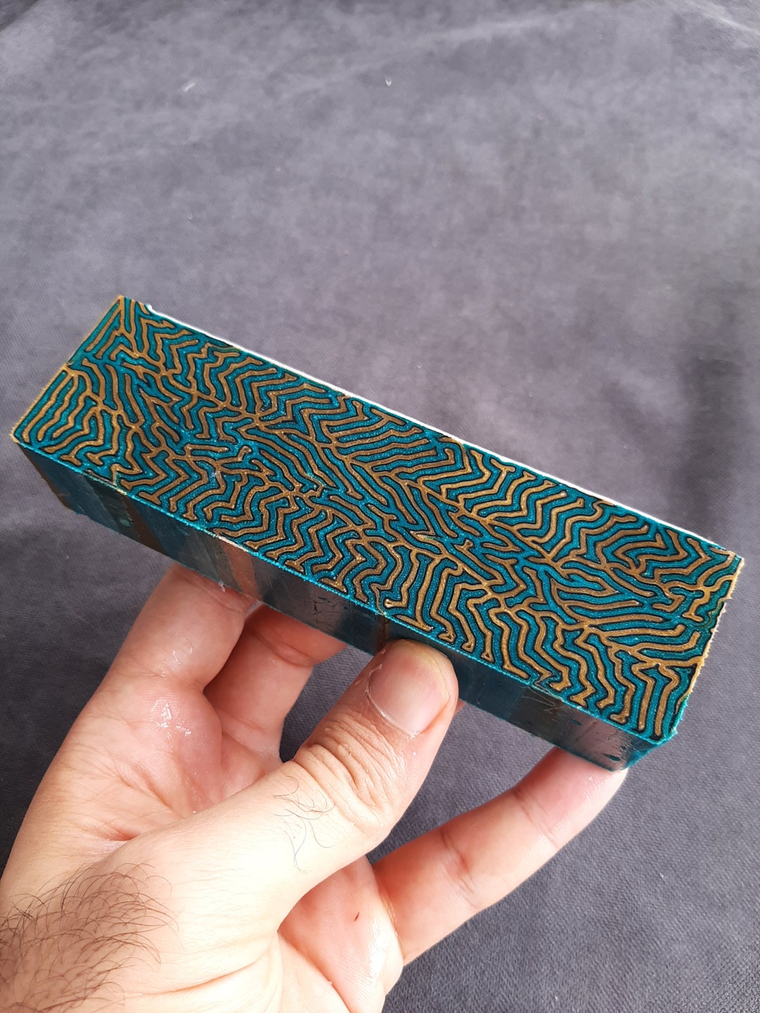 Canvas Micarta Knife Block Knife Handle Paracord Beads Key Fob Pen ...