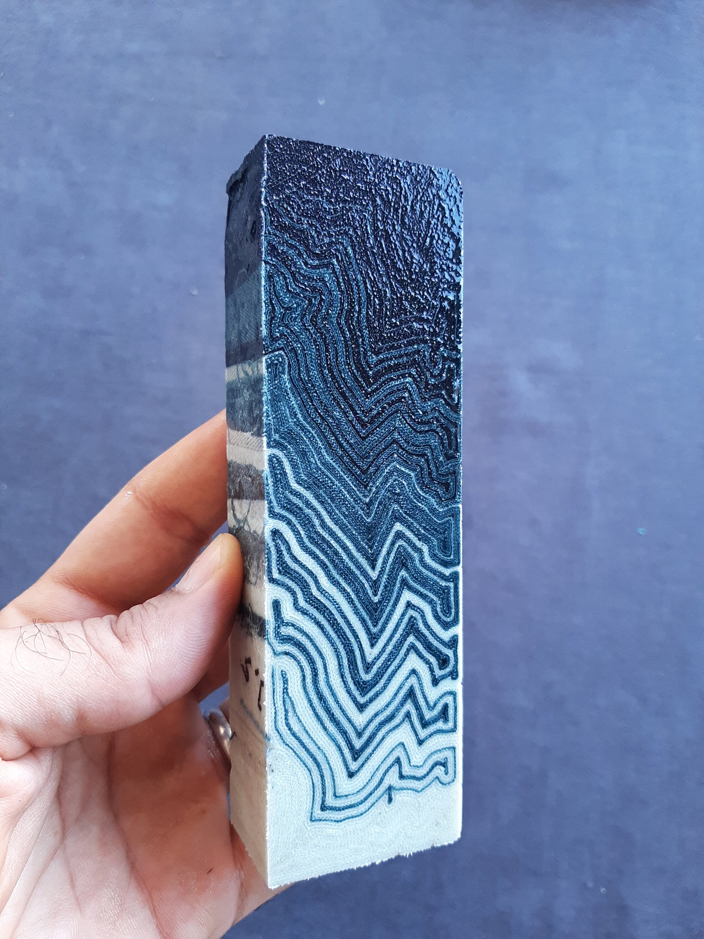 Canvas Micarta Knife Block Knife Handle Paracord Beads - Etsy