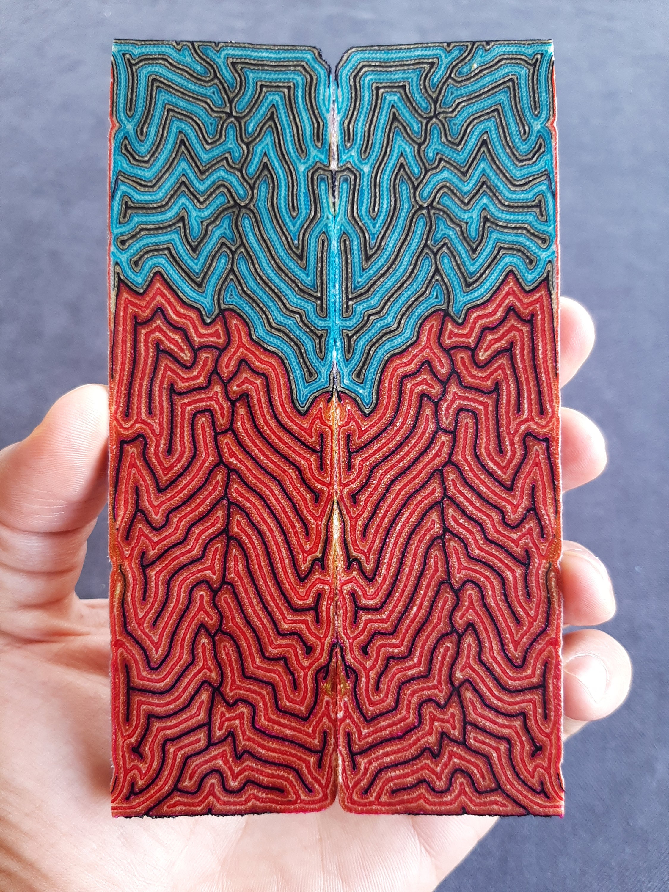 Damacarta™ Micarta Knife Scales 9mm 0.35 Inch Knife Handle Paracord ...