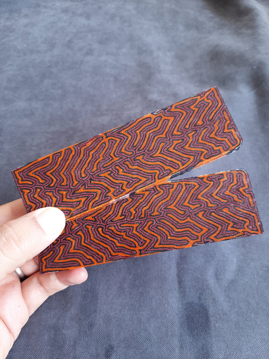 Damacarta™ Micarta Knife Scales 9mm 0.35 Inch Knife Handle Paracord ...