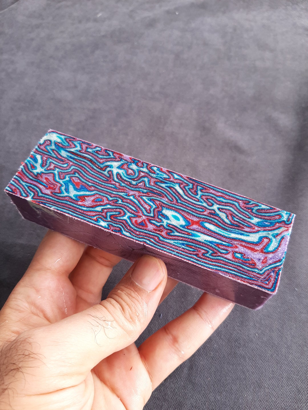 Canvas Micarta Knife Block Knife Handle Paracord Beads Key Fob Pen ...