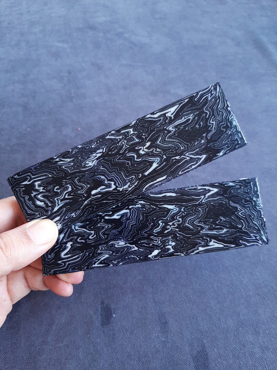 Damacarta™ Micarta Knife Scales 9mm 0.35 Inch Knife Handle Paracord ...