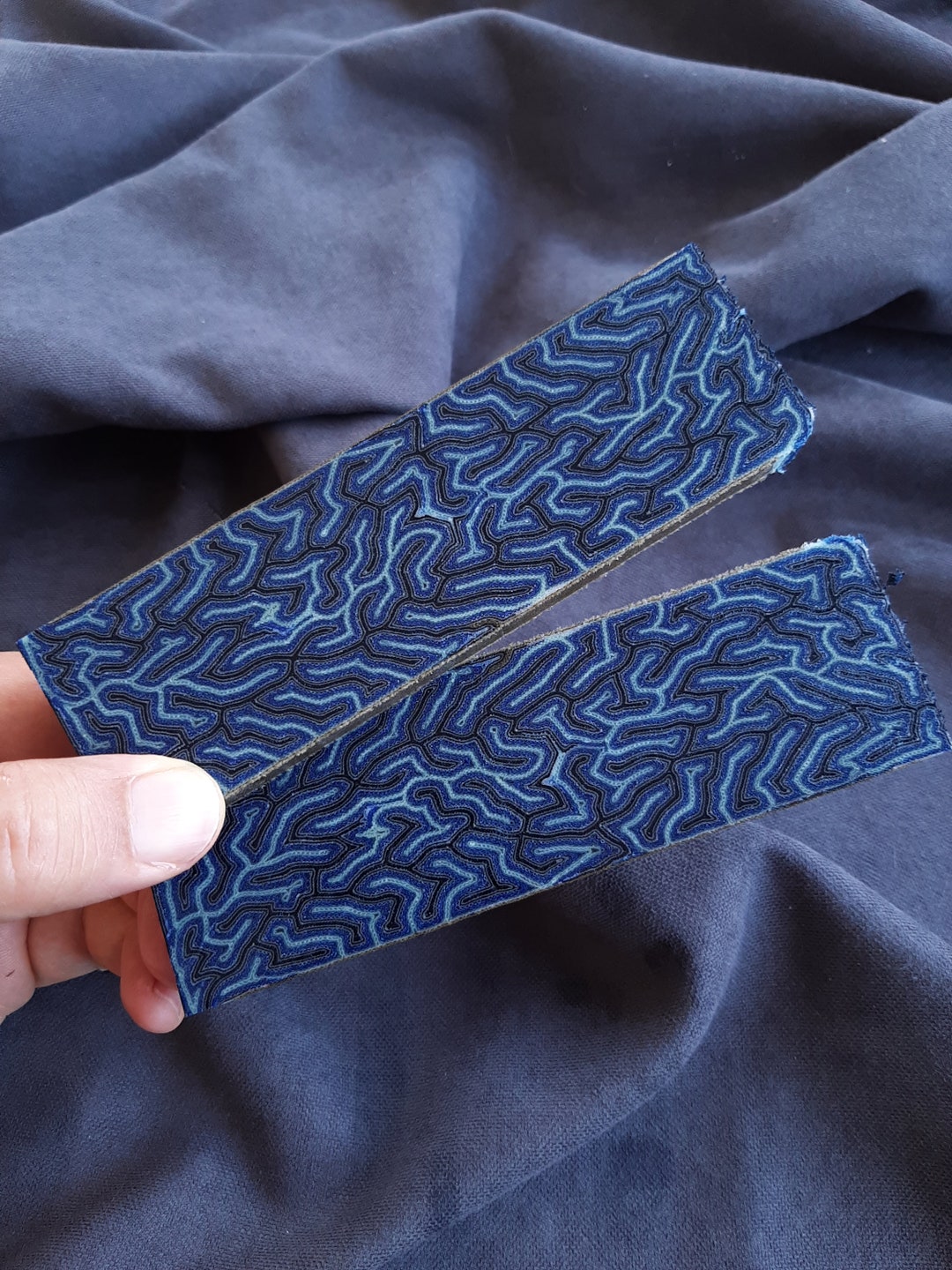 Micarta Knife Scales 9mm 0.35 Inch Knife Handle Paracord Beads Key Fob ...