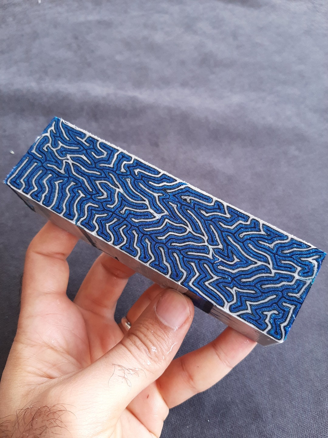 Canvas Micarta Knife Block Knife Handle Paracord Beads Key Fob Pen ...