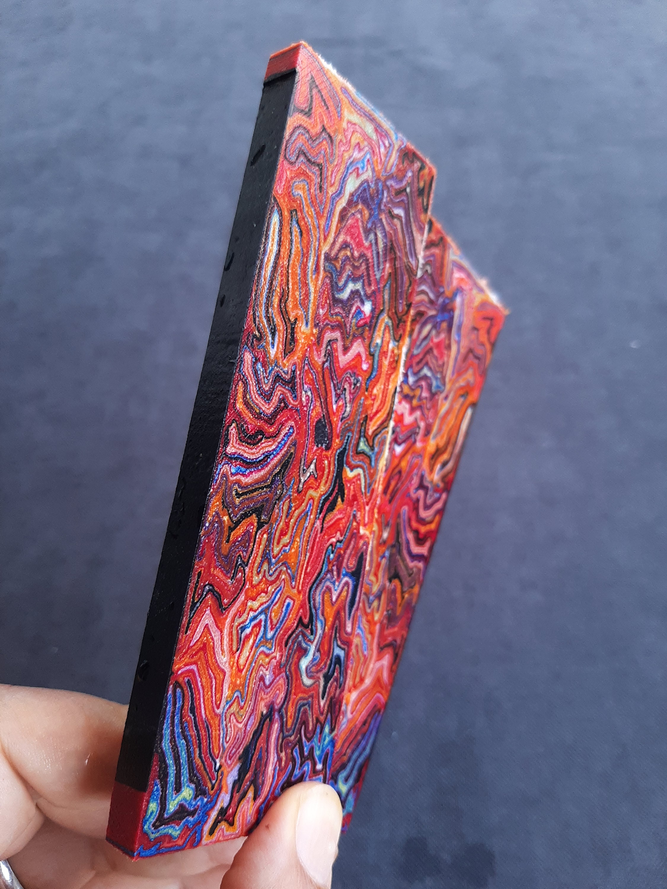 Damacarta™ Micarta Knife Scales 9mm 0.35 Inch Knife Handle Paracord ...