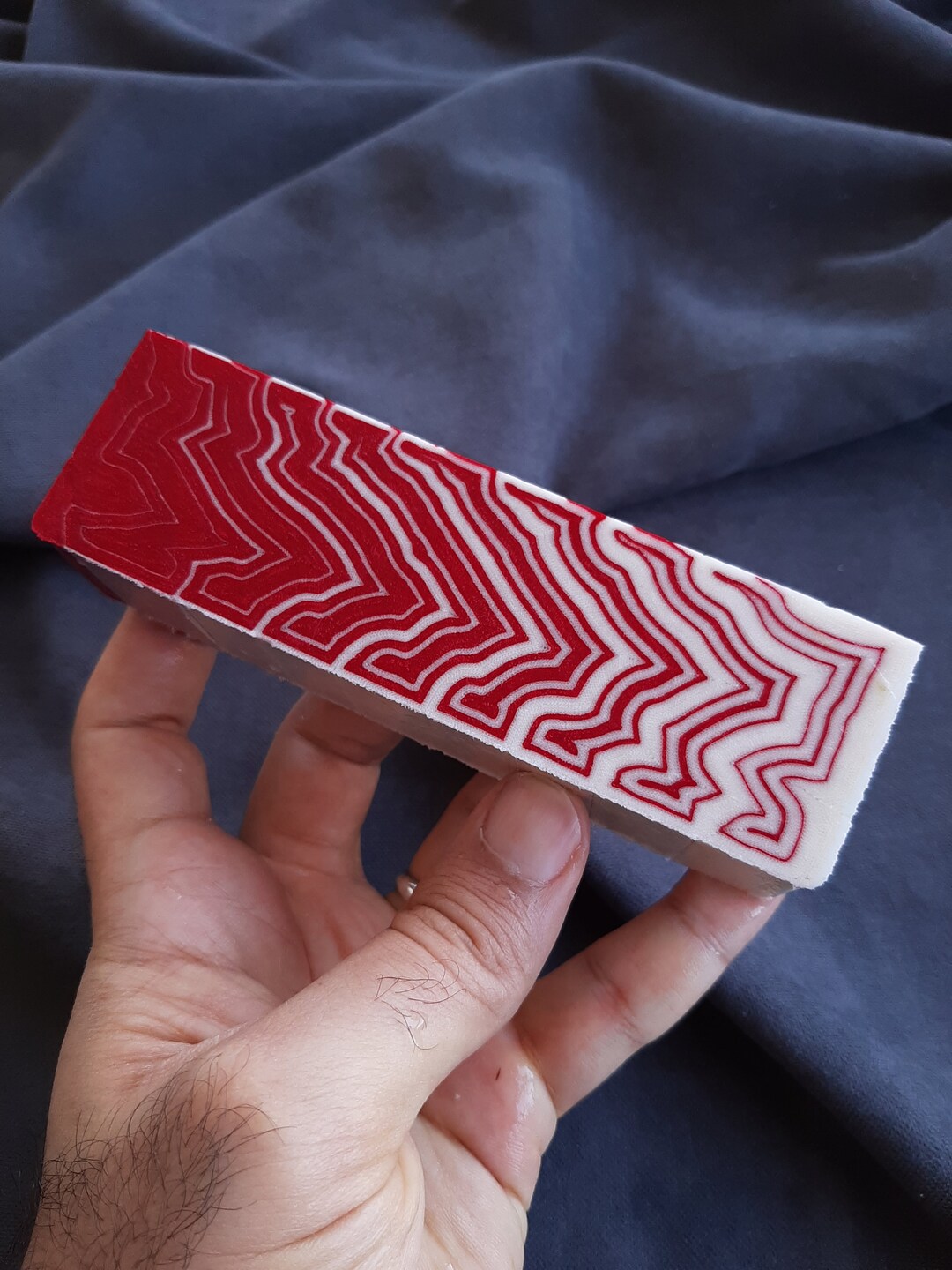 Canvas Micarta Knife Block Knife Handle Paracord Beads Key Fob Pen ...