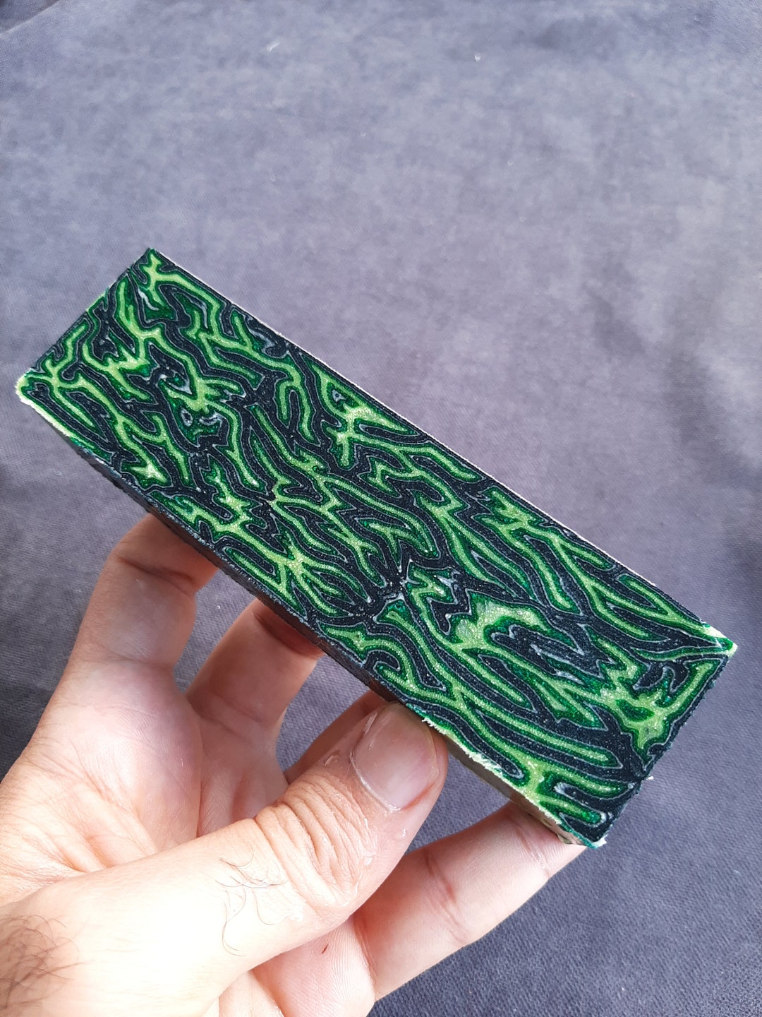 Canvas Micarta Knife Block Knife Handle Paracord Beads Key Fob Pen ...