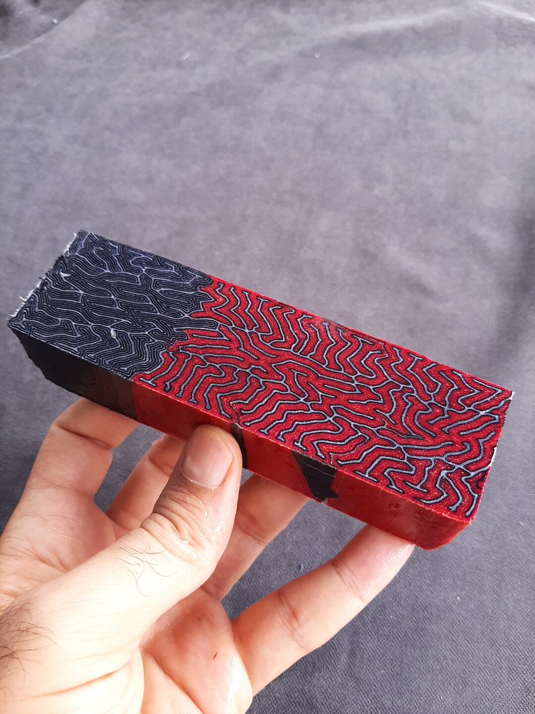 Canvas Micarta Knife Block Knife Handle Paracord Beads Key Fob Pen ...