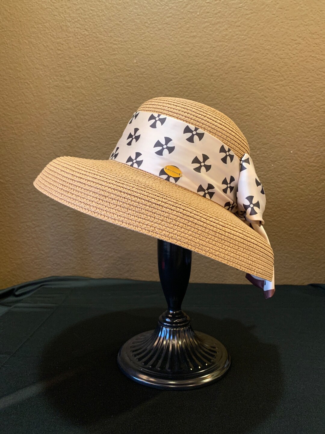 Mykonos - Elegant Hat / Sun Hat / Wide Bell Brim Lampshade Hat / Retro ...