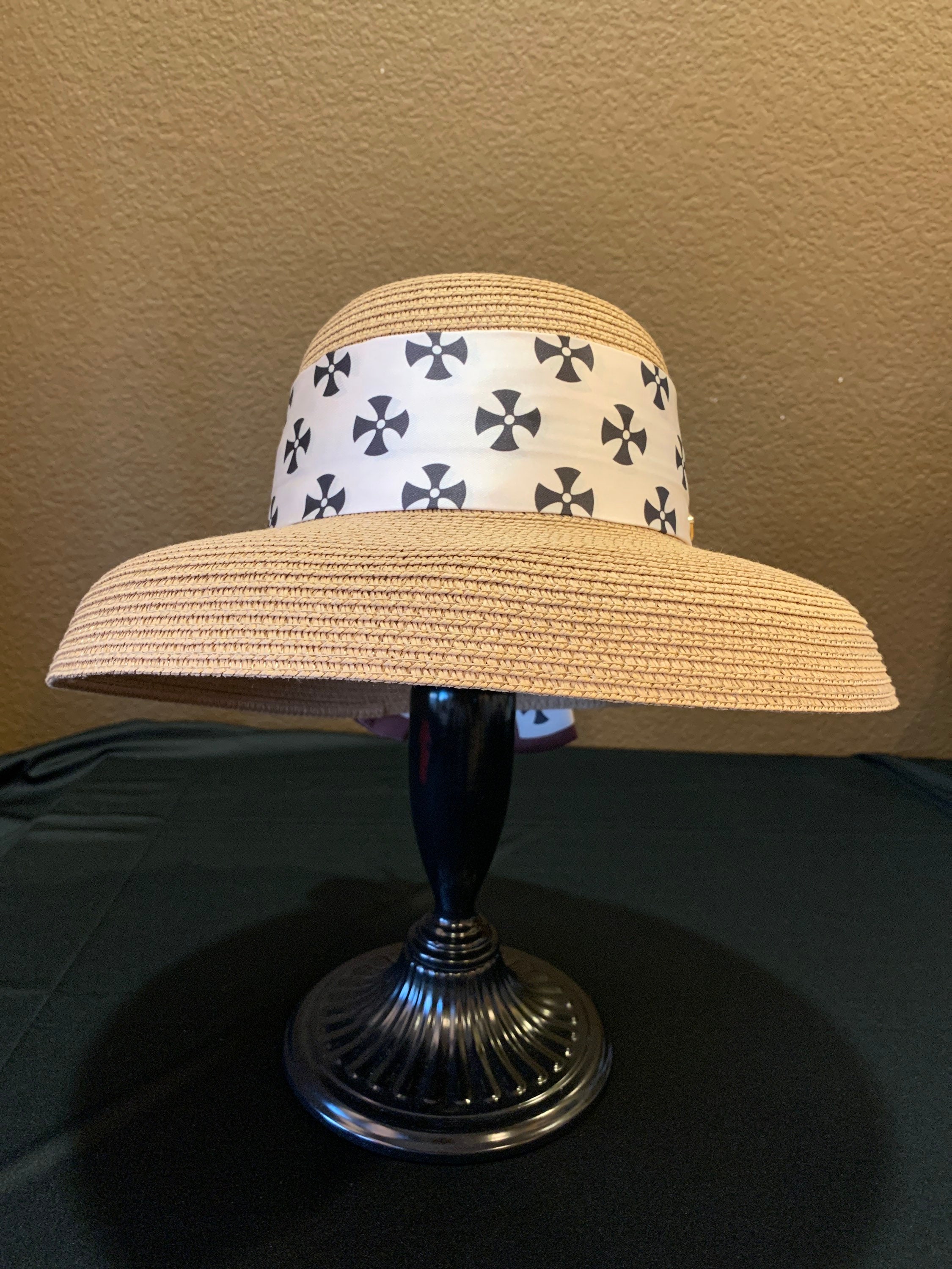 Mykonos - Elegant Hat / Sun Hat / Wide Bell Brim Lampshade Hat / Retro ...