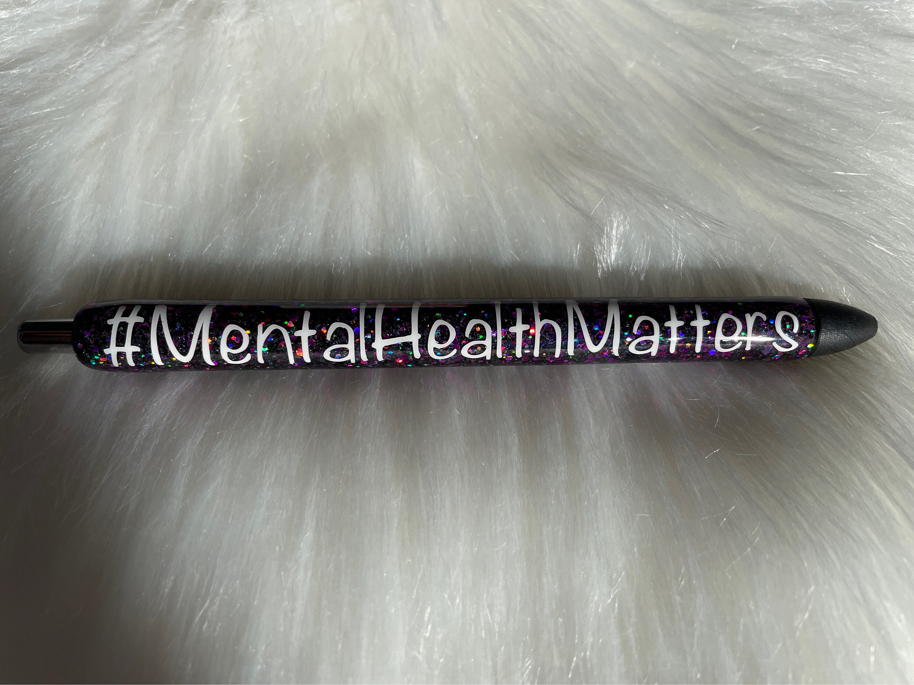 Glitter Refillable Pens. Social Work, Mental Health. - Etsy