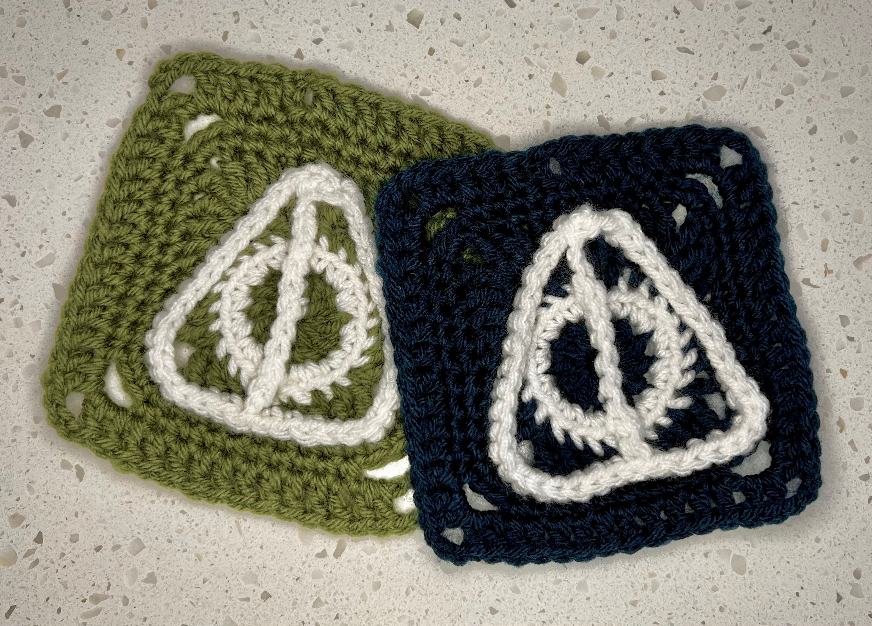 Deathly Hallows Granny Square Pattern - Etsy