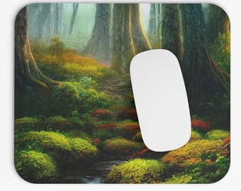 Enchanted Forest Mouse Pad - Etsy