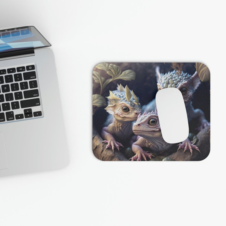 Baby Dinosaur Mouse Pad, 9x8 Cute Dinosaurs Office Decor, Tech Computer ...