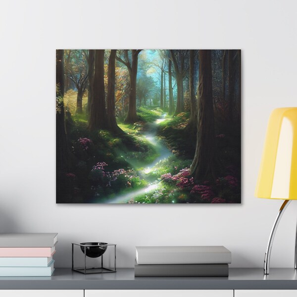 Enchanted Forest Art Print - Etsy