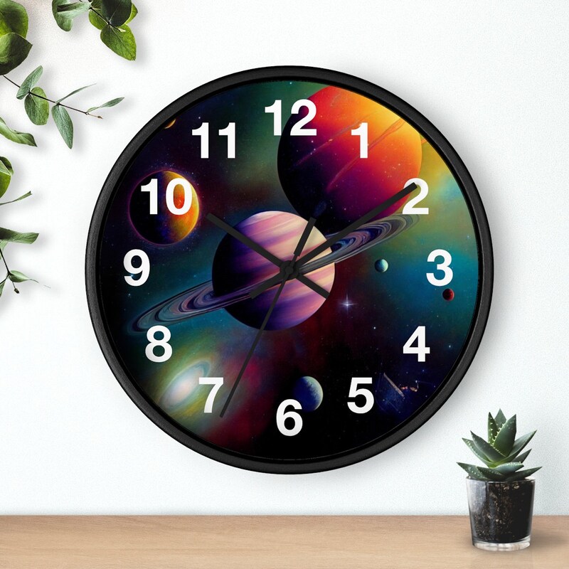 Planet Clock - Etsy