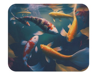 Koi Fish Mouse Pad - Etsy
