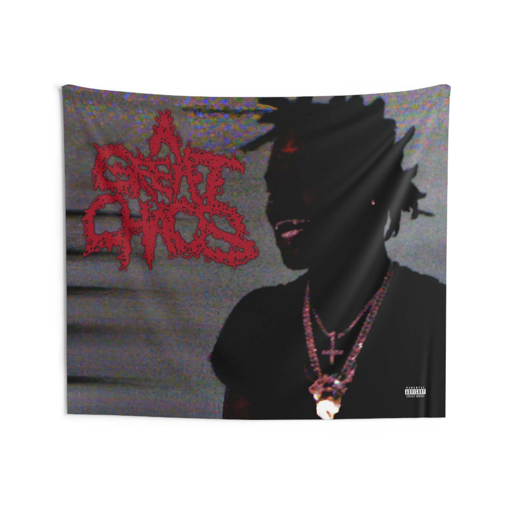 Ken Carson A Great Chaos Album Cover Tapestry Banner Ken Carson Merch ...