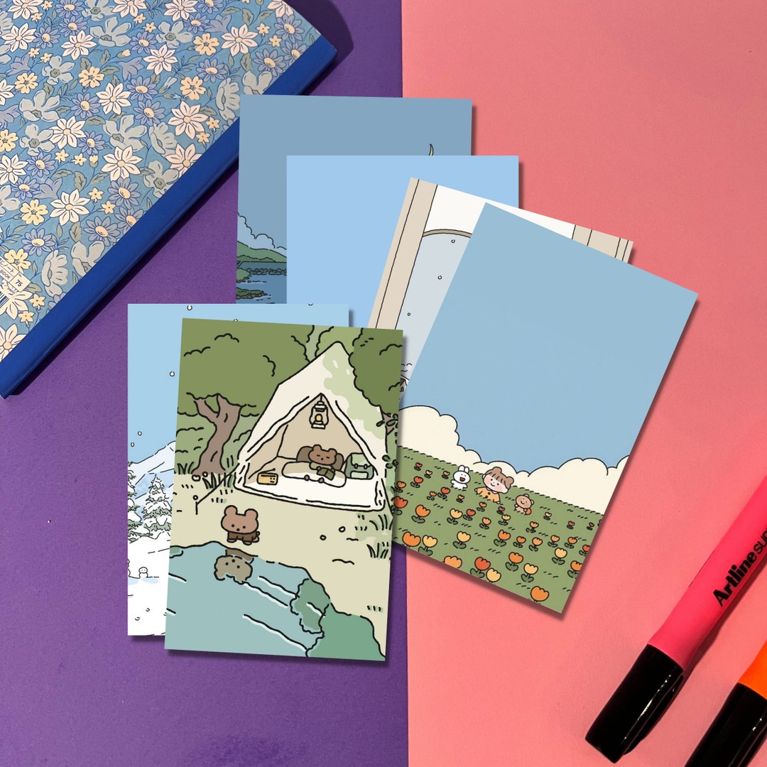 Kawaii Illustration Art Print Mini Poster | Cute Little Mini Poster ...