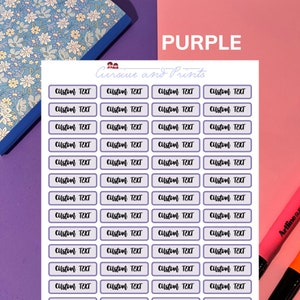 Custom Planner Sticker Personalized Blank Planner Stickers Personalized ...