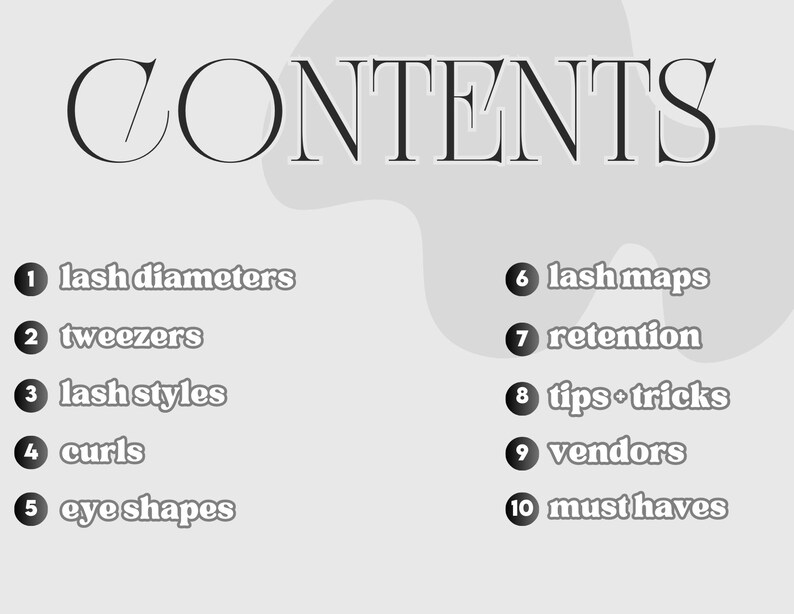 The Lash Bible - Etsy