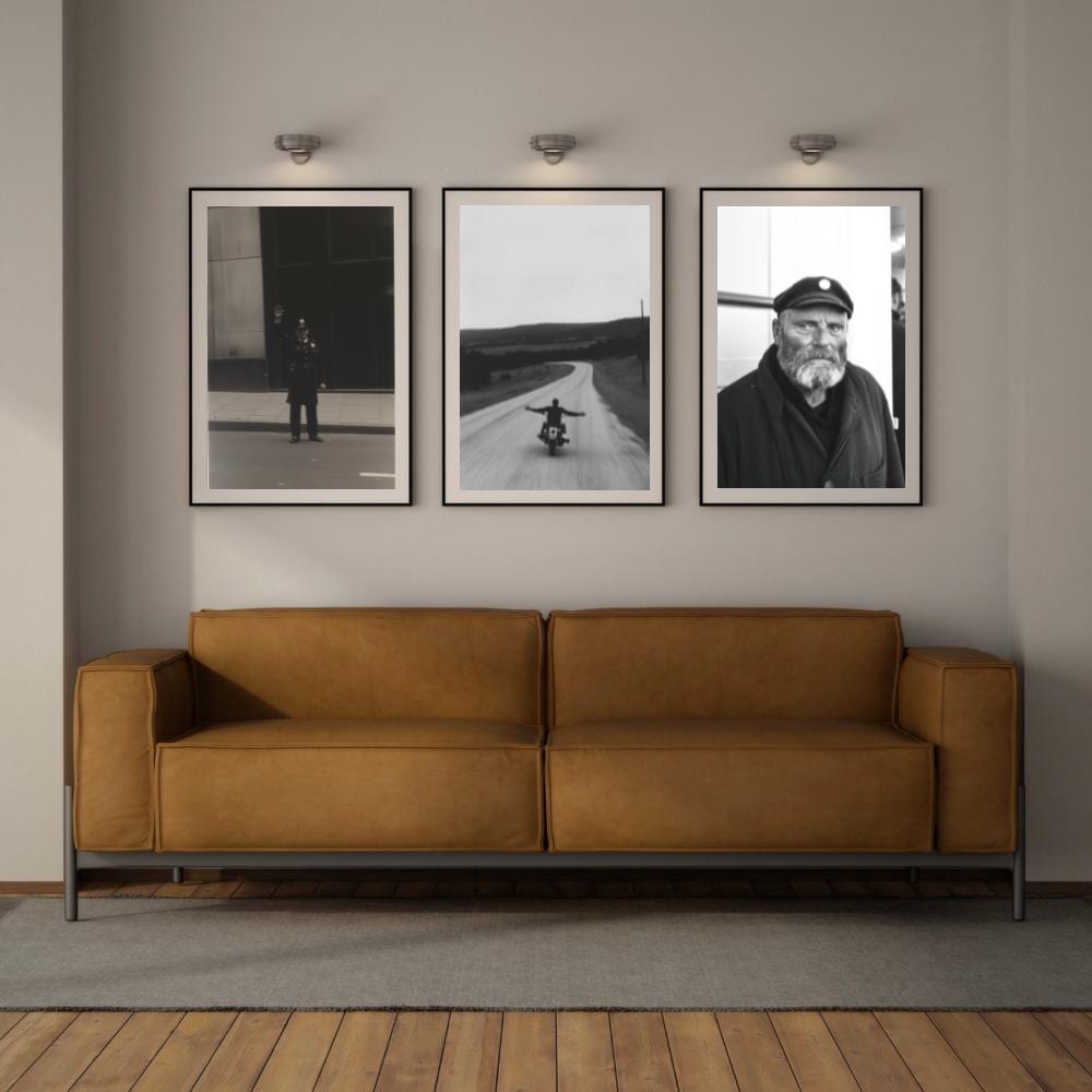 1950s Police Officer Poster | Vintage Black & White Wall Art | Office ...