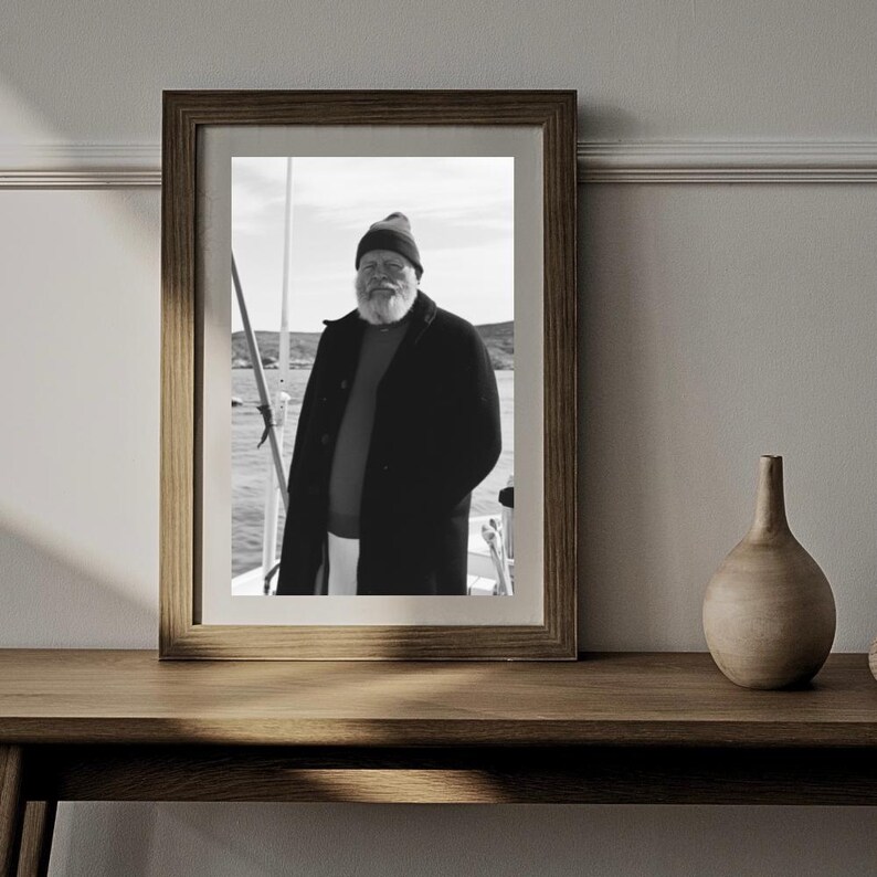 Vintage Sailor Portrait | Masculine Wall Art | Home Decor | Nautical ...