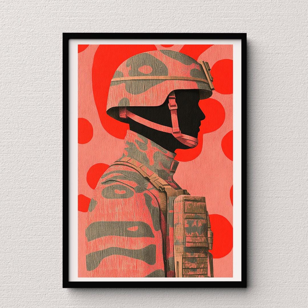 Tactical Military Poster Masculine Wall Art Man Cave Decor Gift for Him ...