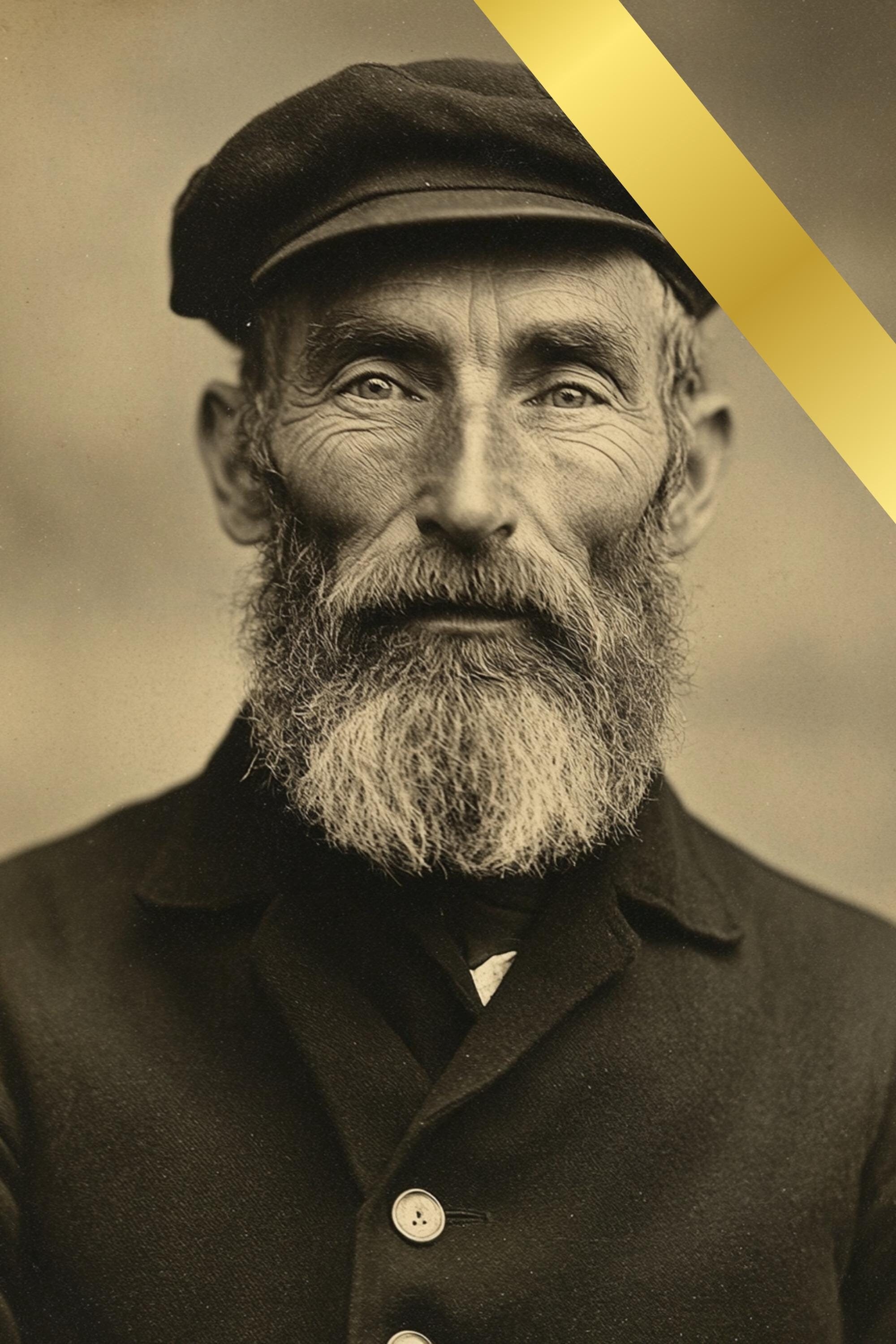 Vintage Sailor Portrait Print Nautical Wall Art Maritime Decor Father's ...