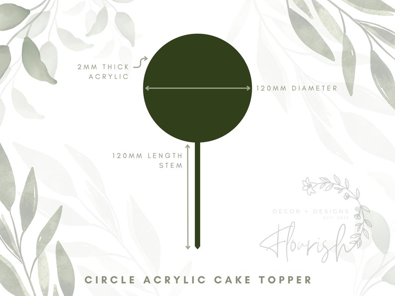 40 FABULOUS Acrylic Cake Topper CUSTOMISE to Suit Your Milestone ...