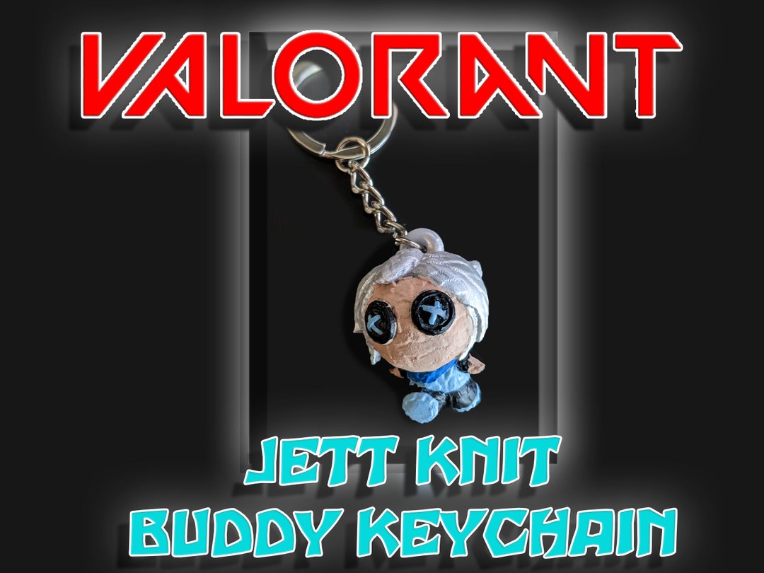 VALORANT Jett Knit Buddy Keychain | 3D Print - Etsy