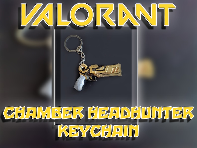 VALORANT Chamber Headhunter Keychain | 3D Print - Etsy