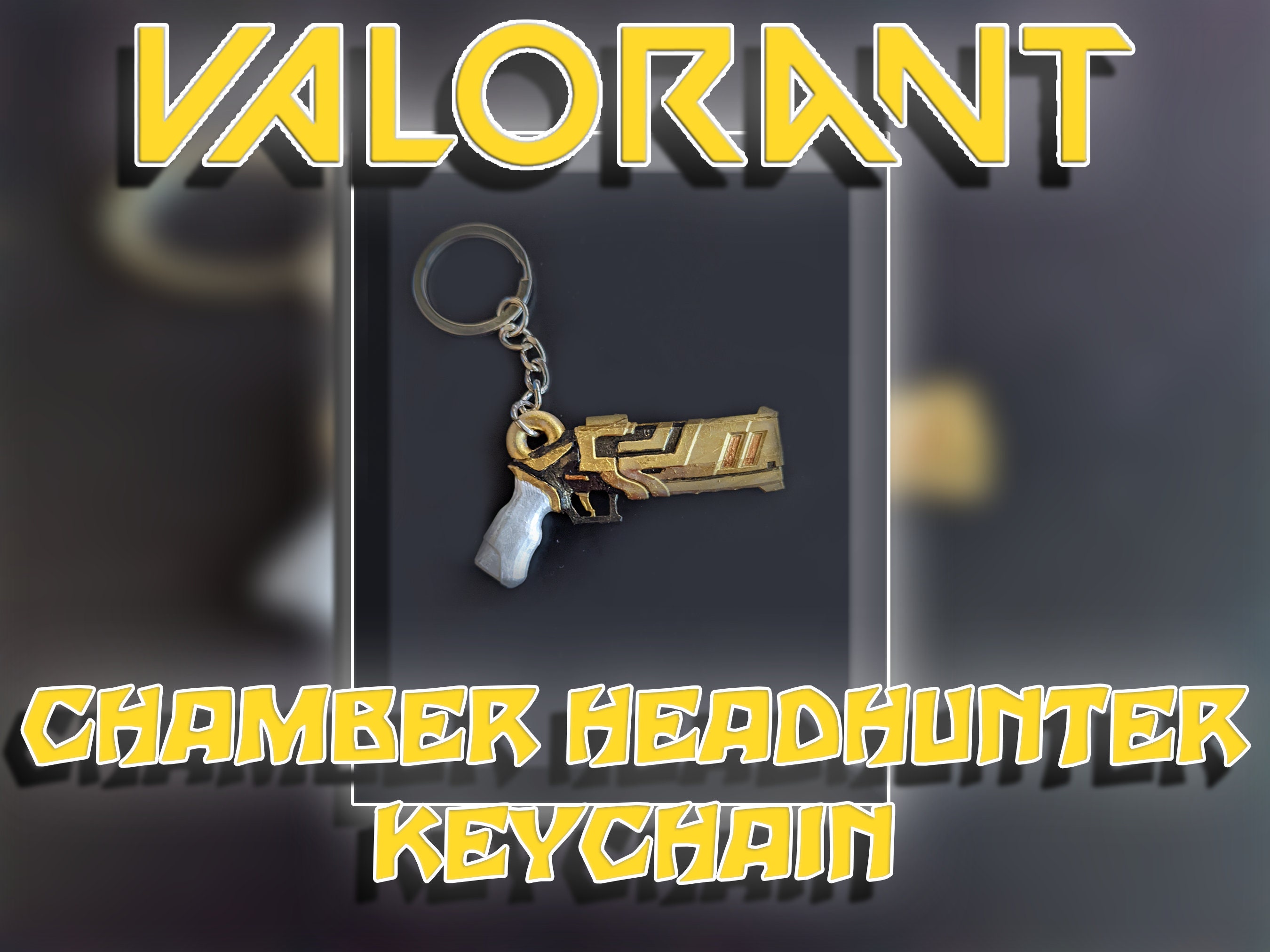 VALORANT Chamber Headhunter Keychain | 3D Print - Etsy