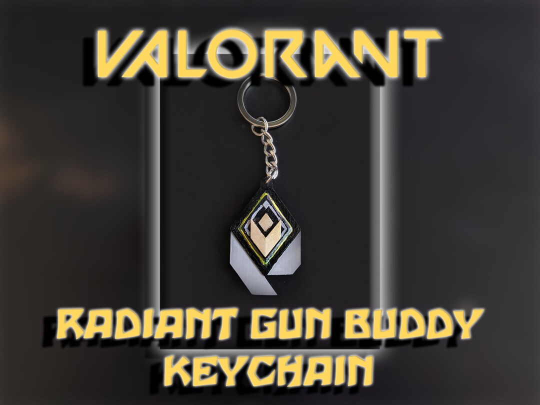 VALORANT Radiant Rank Buddy Keychain | 3D Print - Etsy