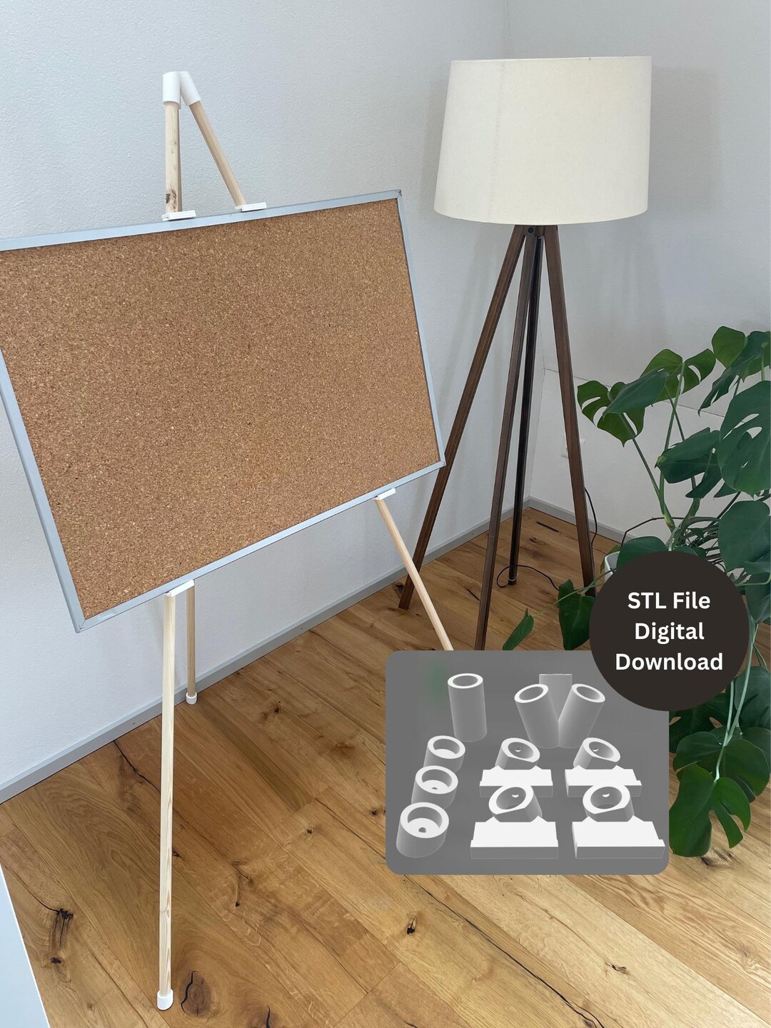 3D Printed Easel – Digital STL Files for Wedding Signs, Displays & Art ...